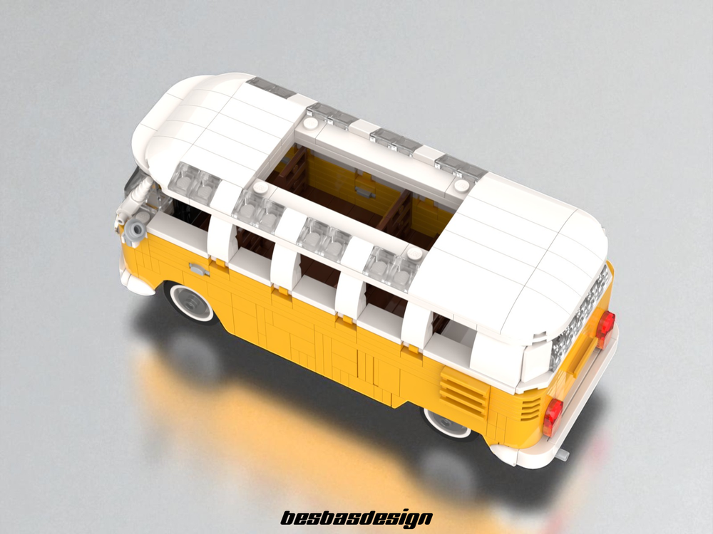 LEGO MOC Volkswagen Transporter T1 Samba by besbasdesign | Rebrickable ...