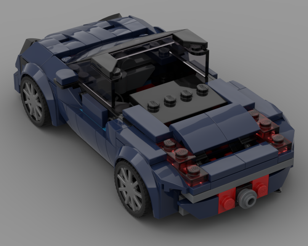 LEGO MOC Ford Streetka with working foldable roof (76920 alt) by mdati ...