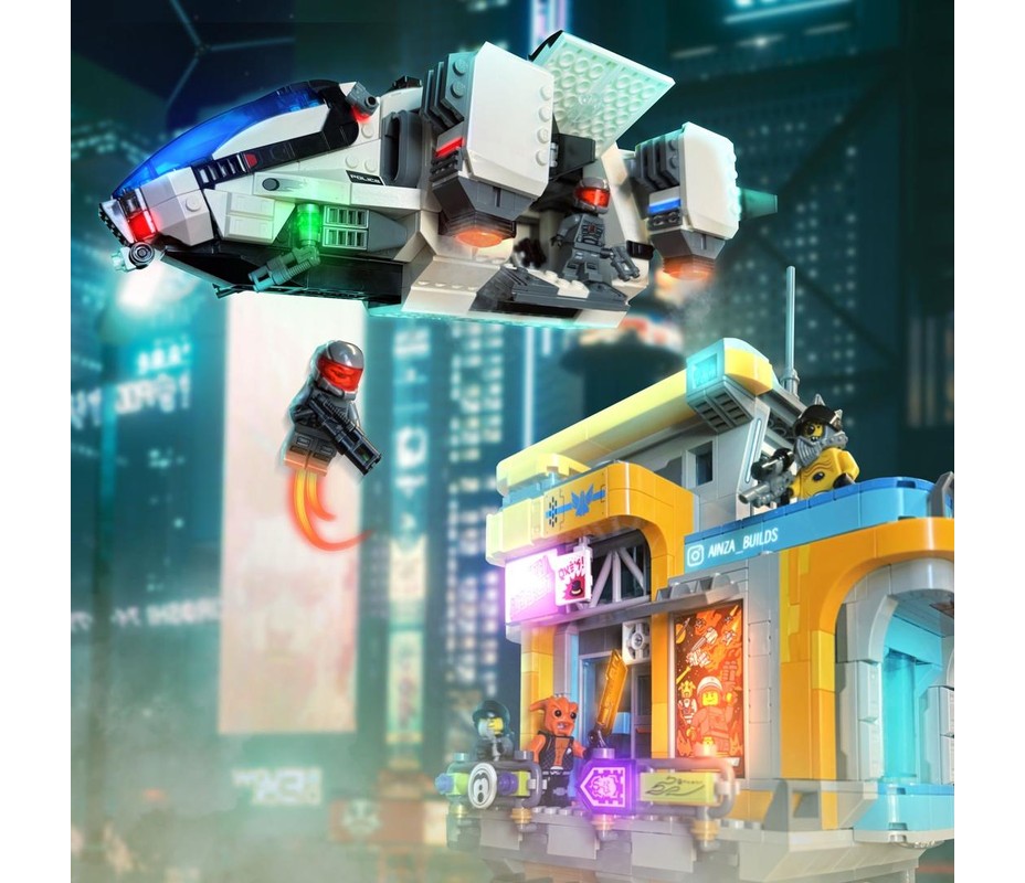 LEGO MOC-227613 Space Police AV Dropship by AinzaBuilds | Rebrickable ...
