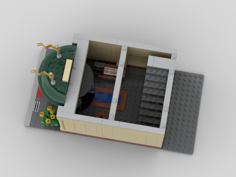 LEGO MOC Modular Hotel by BrickAndBuildsI | Rebrickable - Build with LEGO