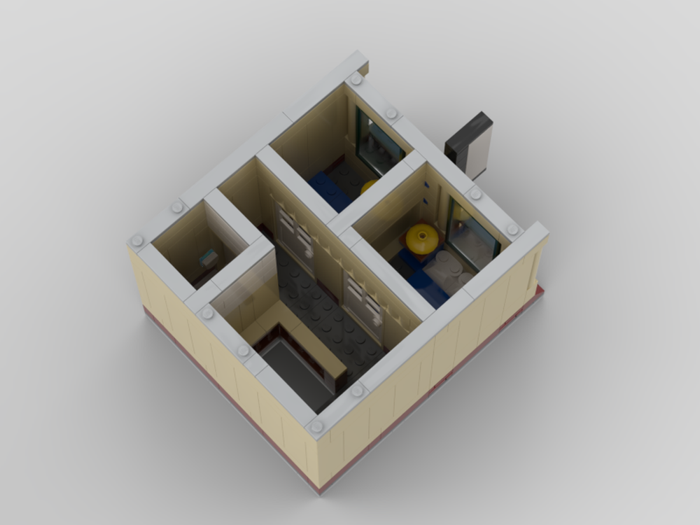 LEGO MOC Modular Hotel by BrickAndBuildsI | Rebrickable - Build with LEGO