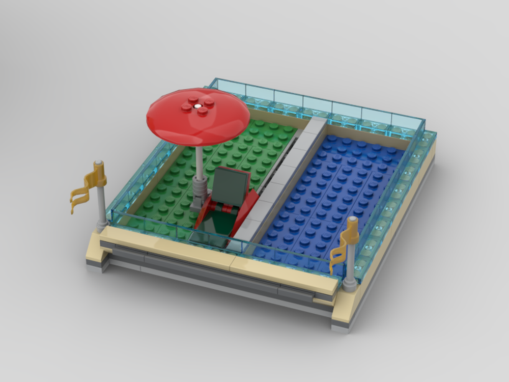 LEGO MOC Modular Hotel by BrickAndBuildsI | Rebrickable - Build with LEGO