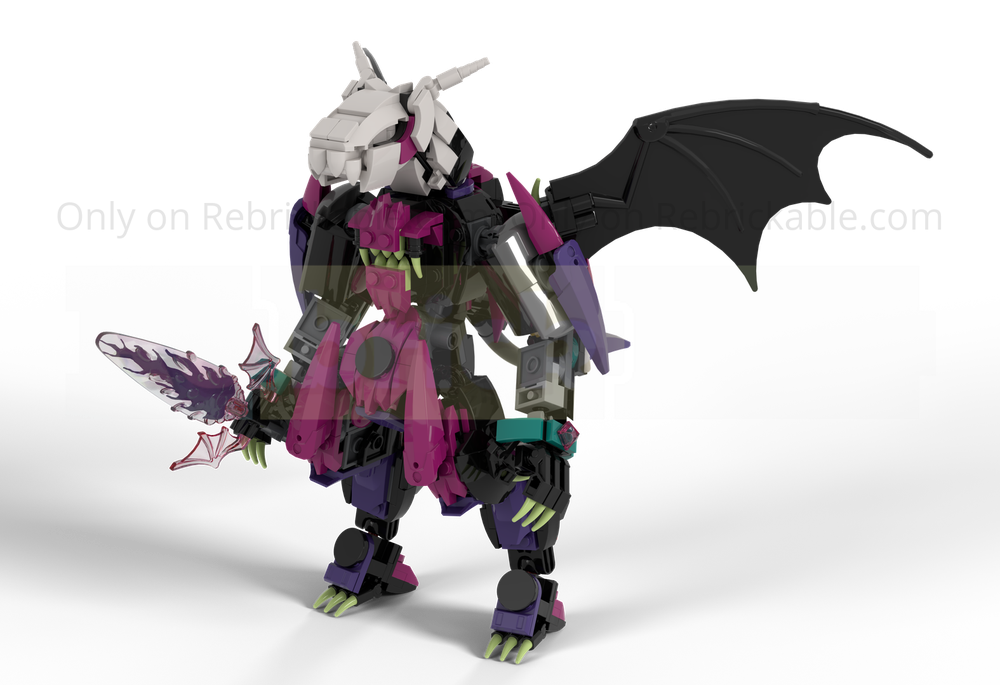 LEGO MOC Nightmare Bat by re-creator | Rebrickable - Build with LEGO