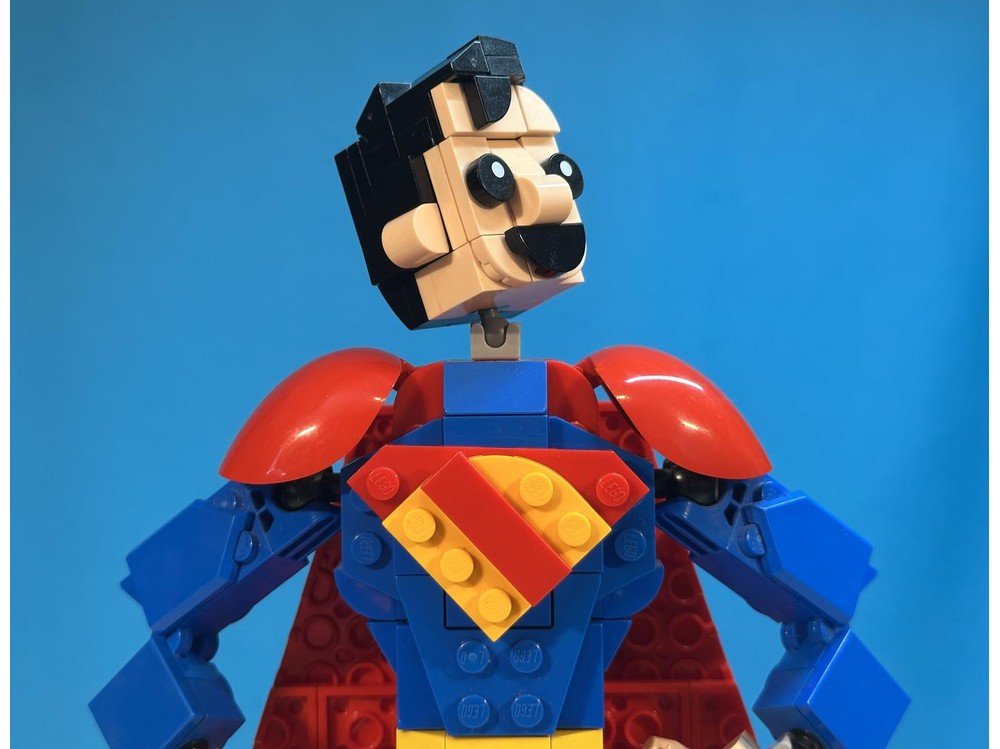 LEGO MOC MOD - Super Man Buildable Figure by brickpatch | Rebrickable ...