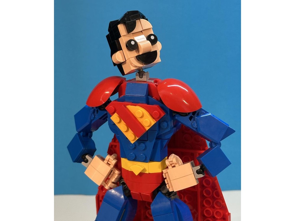 LEGO MOC MOD - Super Man Buildable Figure by brickpatch | Rebrickable ...