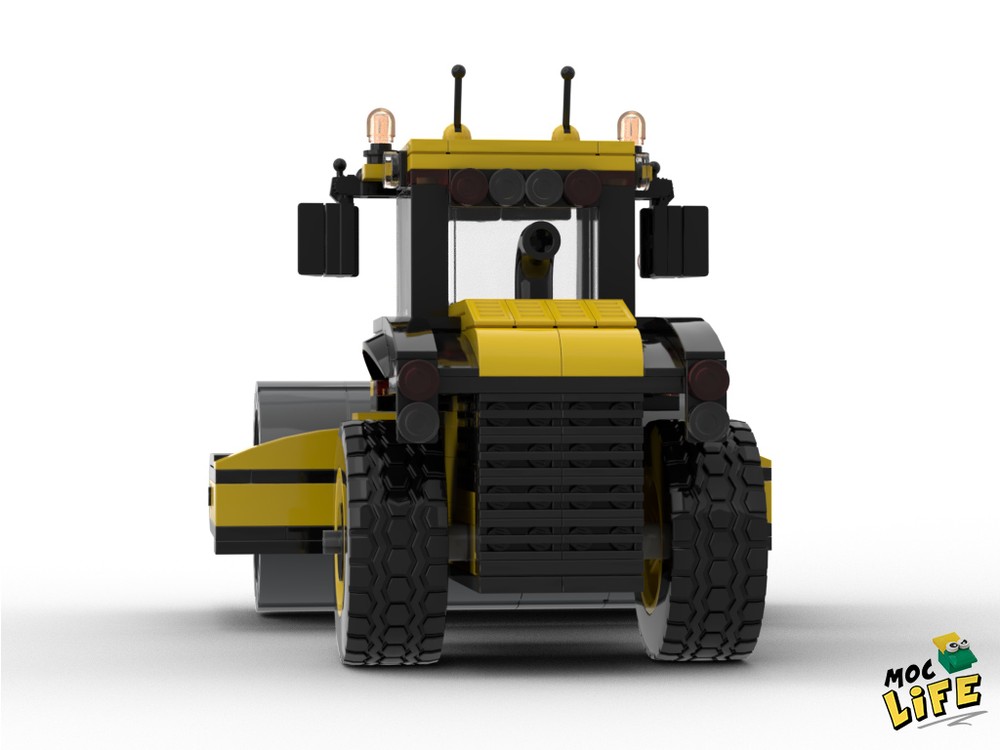 LEGO MOC-22763 Road roller by MocLife | Rebrickable - Build with LEGO