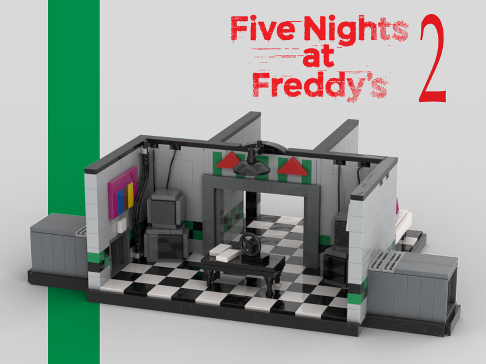 Lego Moc 227633 Five Nights At Freddy S 2 Office Fnaf By Canonbricks