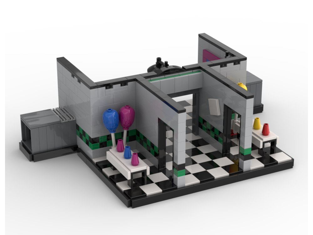LEGO MOC-227633 Five Nights at Freddy's 2 Office FNAF by CanonBricks ...