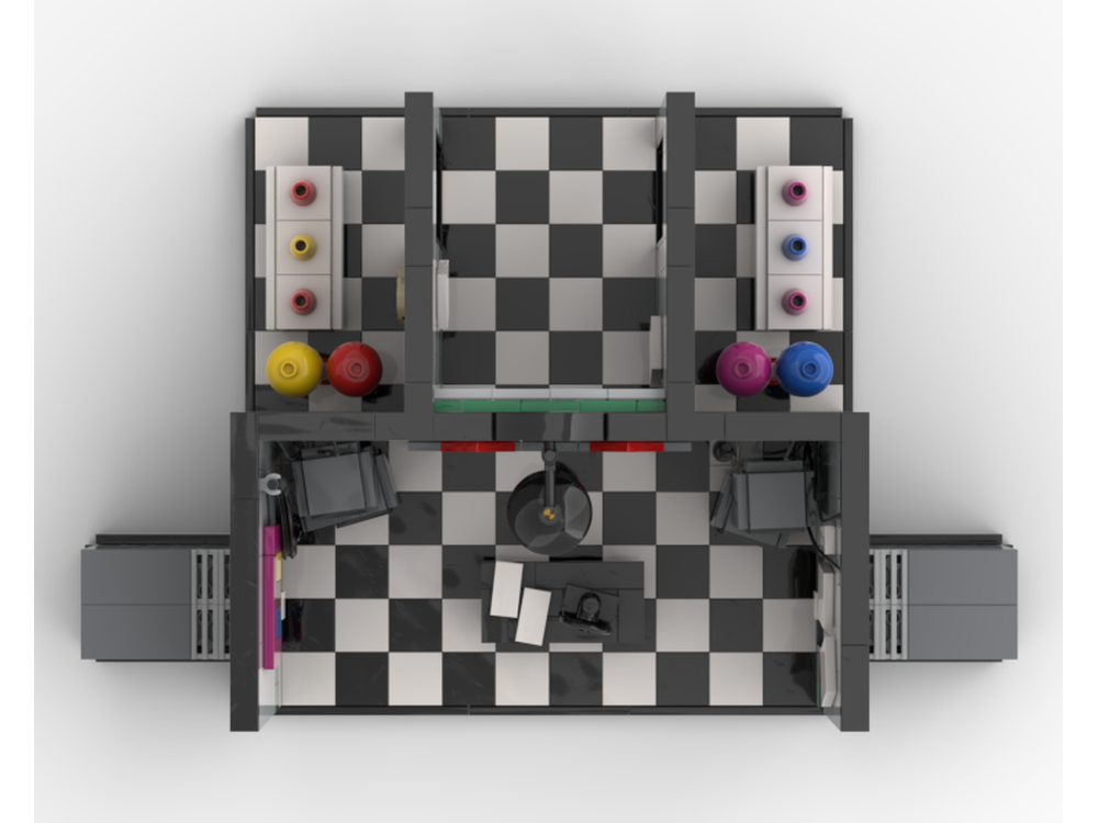 LEGO MOC-227633 Five Nights at Freddy's 2 Office FNAF by CanonBricks ...