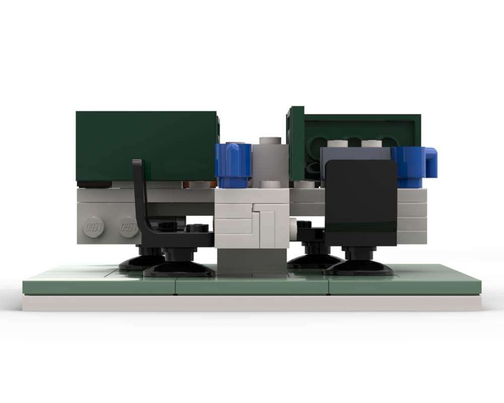 LEGO MOC-227634 Severance, MDR desk by Minifig_MOCS | Rebrickable ...