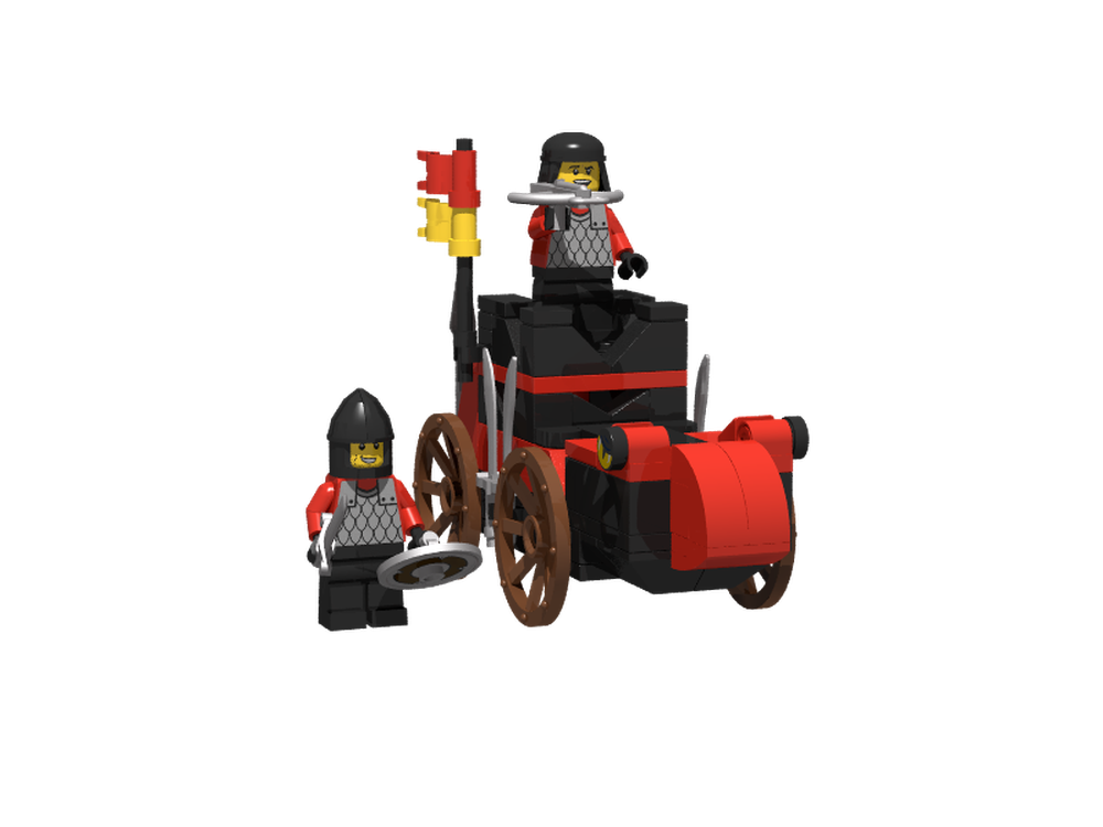 LEGO MOC Black Knight Battering Ram by MOCStar | Rebrickable - Build ...