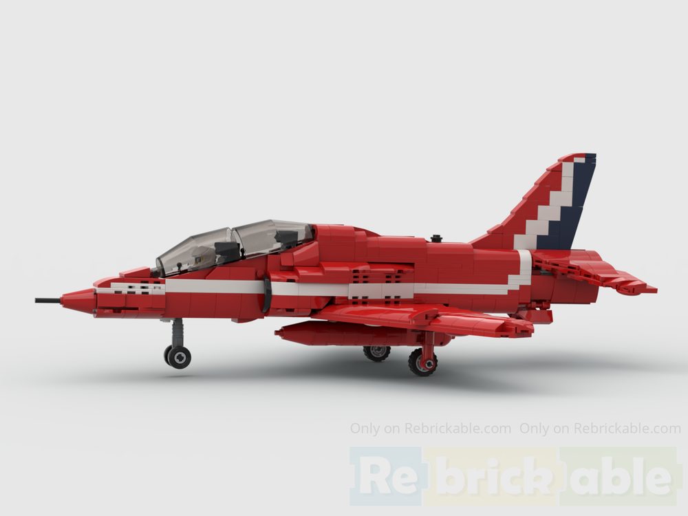LEGO MOC Hawk T1 "Red Arrows" by Frinke | Rebrickable - Build with LEGO