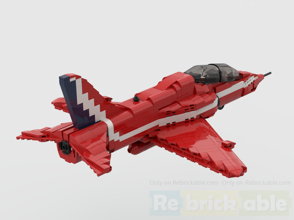 LEGO MOC Hawk T1 "Red Arrows" by Frinke | Rebrickable - Build with LEGO