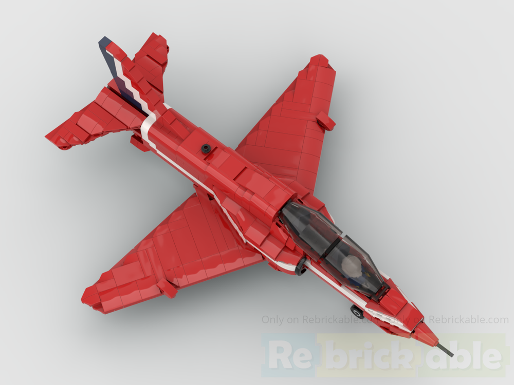 LEGO MOC Hawk T1 "Red Arrows" by Frinke | Rebrickable - Build with LEGO