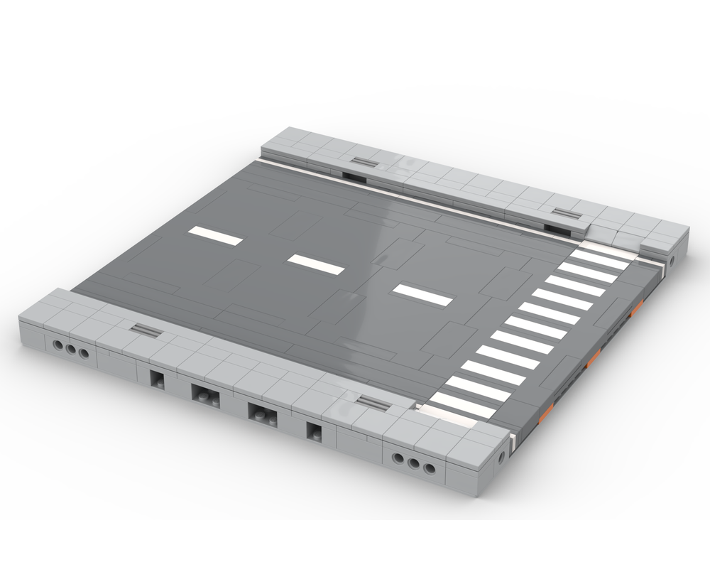 LEGO MOC MILS-Compatible LEGO Road System – Modular City Street Pack by ...