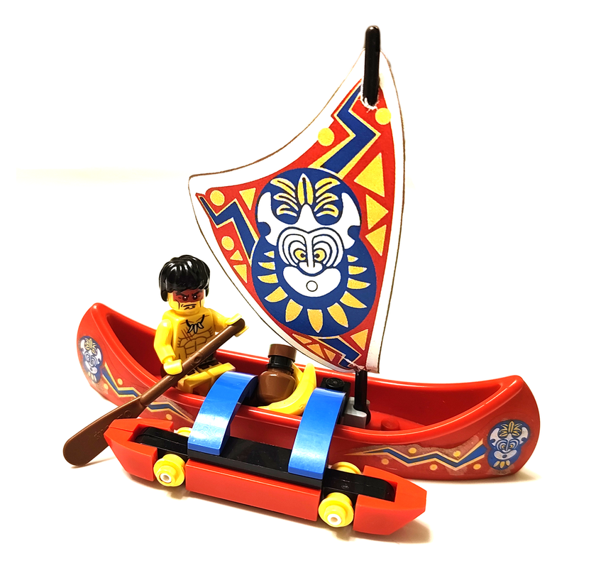 LEGO MOC Islander Outrigger by TomSkippy | Rebrickable - Build with LEGO