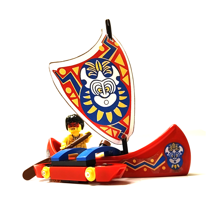 LEGO MOC Islander Outrigger by TomSkippy | Rebrickable - Build with LEGO