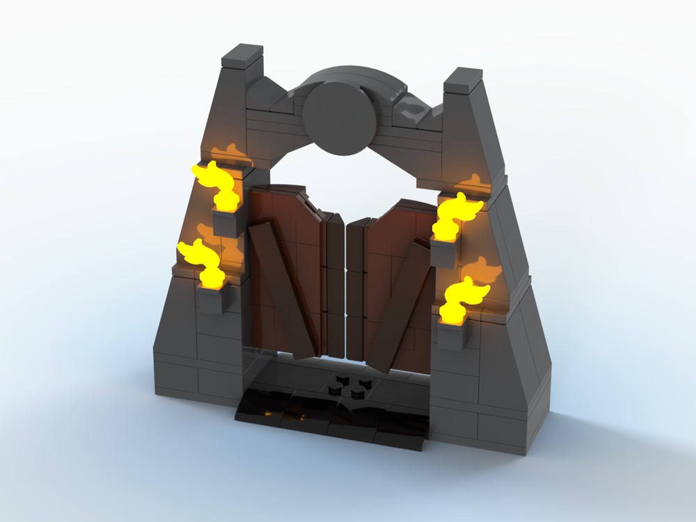 LEGO MOC Jurassic Park Gate by legOtaku | Rebrickable - Build with LEGO