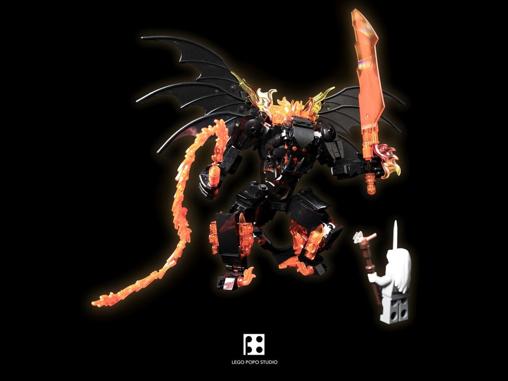 LEGO MOC Balrog of Middle Earth by lego_popo | Rebrickable - Build with ...