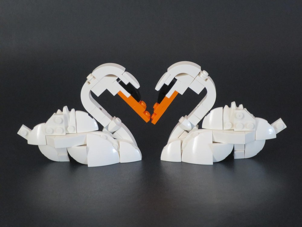 LEGO MOC (31165) Love Swans by MosayBricks | Rebrickable - Build with LEGO