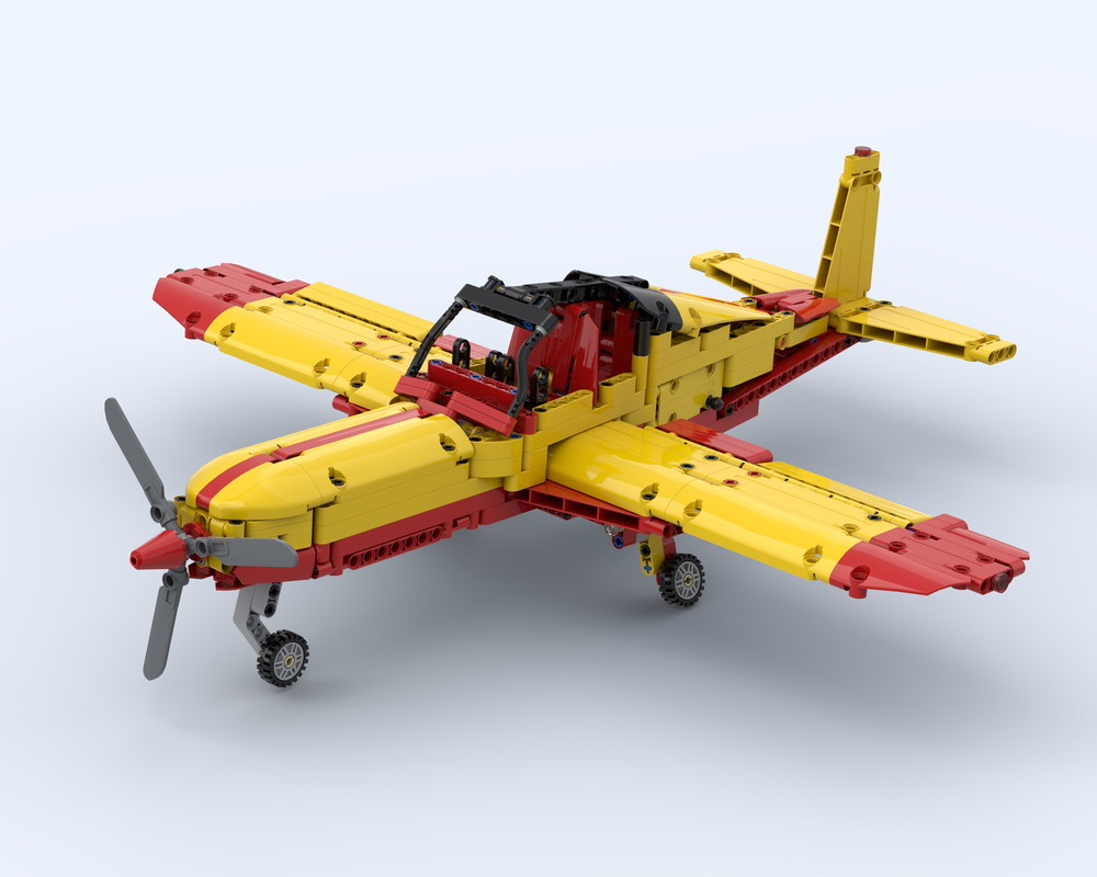 LEGO MOC Piper PA-32 by Mike_the_Brickanic | Rebrickable - Build with LEGO