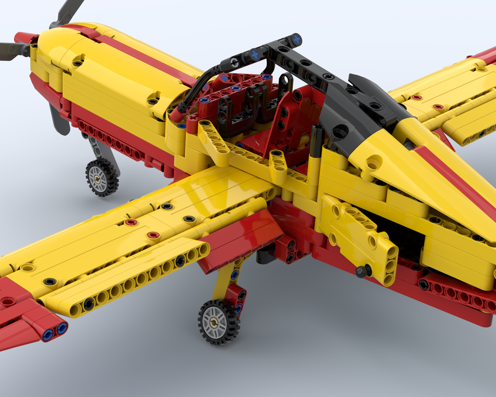 LEGO MOC Piper PA-32 by Mike_the_Brickanic | Rebrickable - Build with LEGO