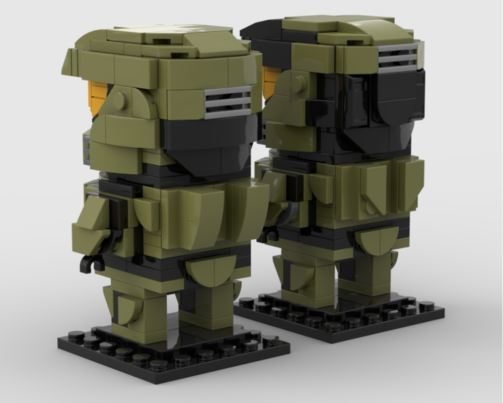 LEGO MOC-227741 Spartan John 117 'The Master Chief' Halo Brickheadz by ...
