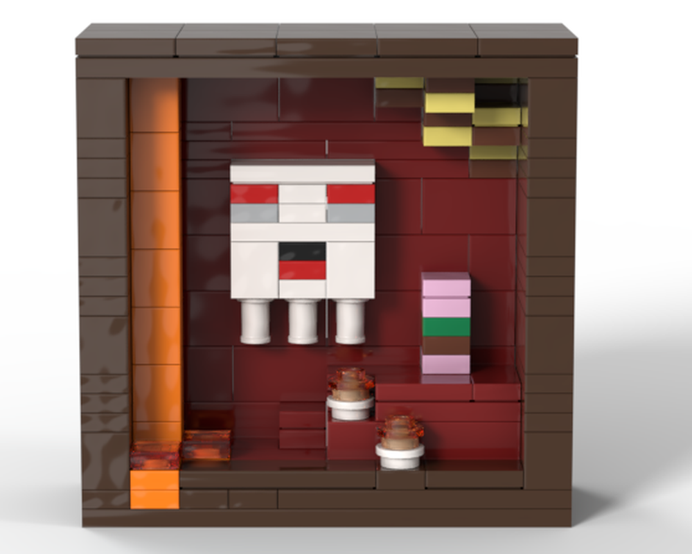 LEGO MOC Picture Frame - The Nether by aure bricks | Rebrickable ...