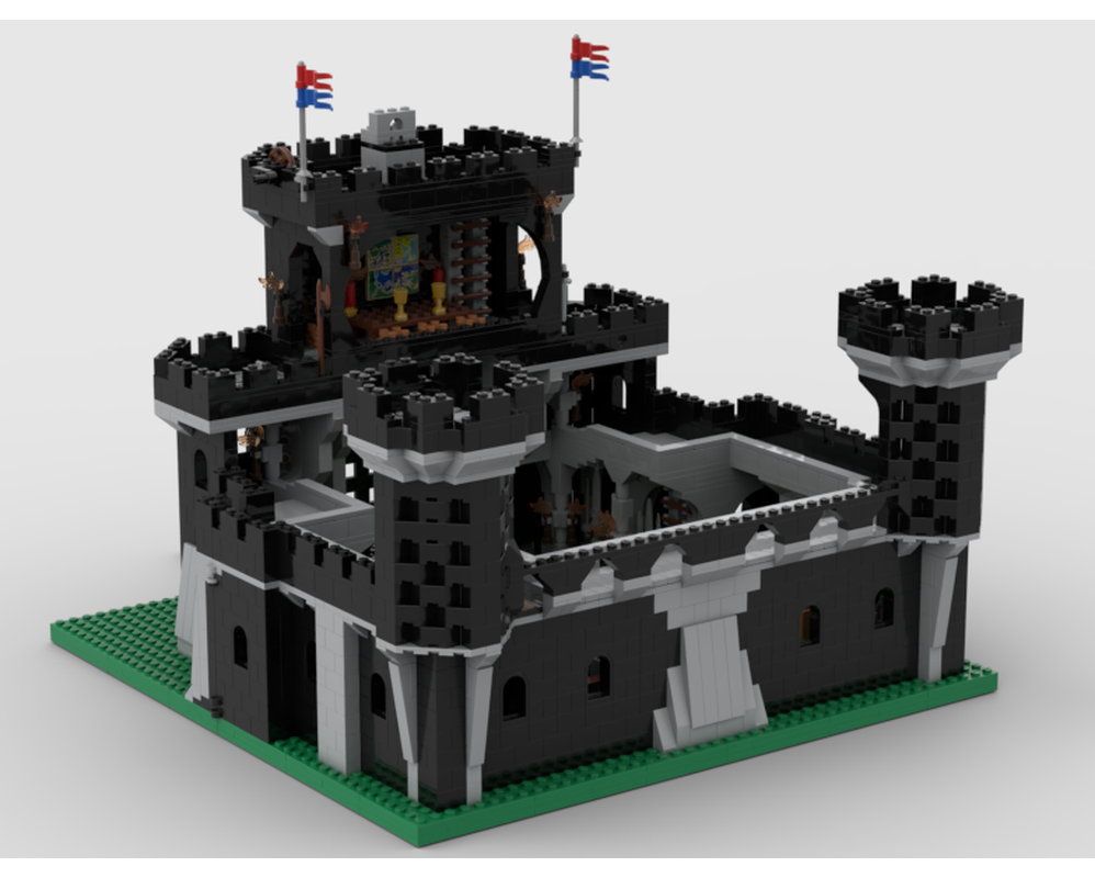 LEGO MOC-227752 Castle Deluxe 1988 Black Monarch's Castle by ...