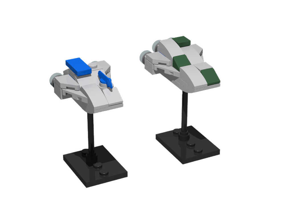 LEGO MOC Mini MC80 Star Cruisers: Home One and Liberty by MOCStar ...