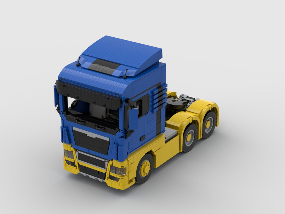 LEGO MOC MAN TGX 480 semi tractor by LingKong | Rebrickable - Build ...