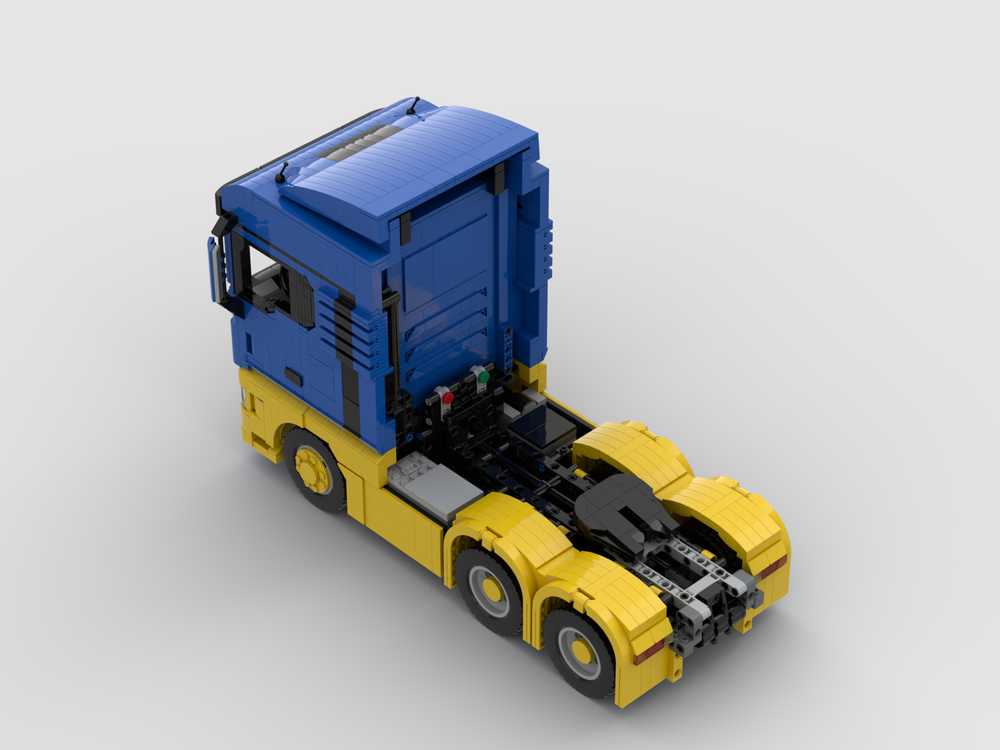LEGO MOC MAN TGX 480 semi tractor by LingKong | Rebrickable - Build ...