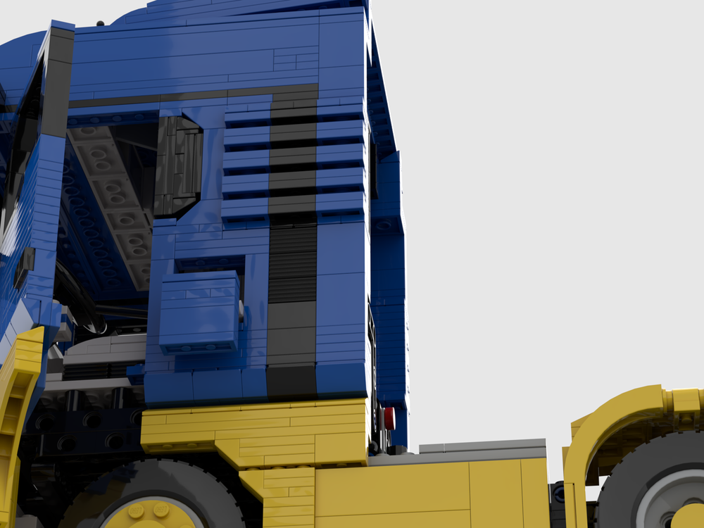 LEGO MOC MAN TGX 480 semi tractor by LingKong | Rebrickable - Build ...