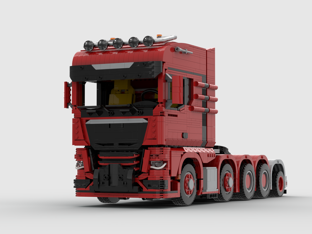 LEGO MOC MAN TGX 10X4 Traction system by LingKong | Rebrickable - Build ...