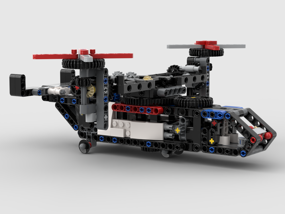 LEGO MOC Osprey with Foldable Wings by Raptor9889 | Rebrickable - Build ...