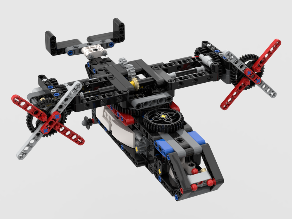 LEGO MOC Osprey with Foldable Wings by Raptor9889 | Rebrickable - Build ...