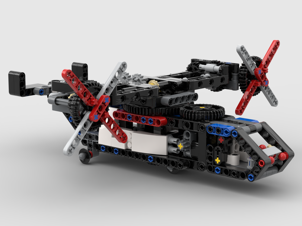 LEGO MOC Osprey with Foldable Wings by Raptor9889 | Rebrickable - Build ...