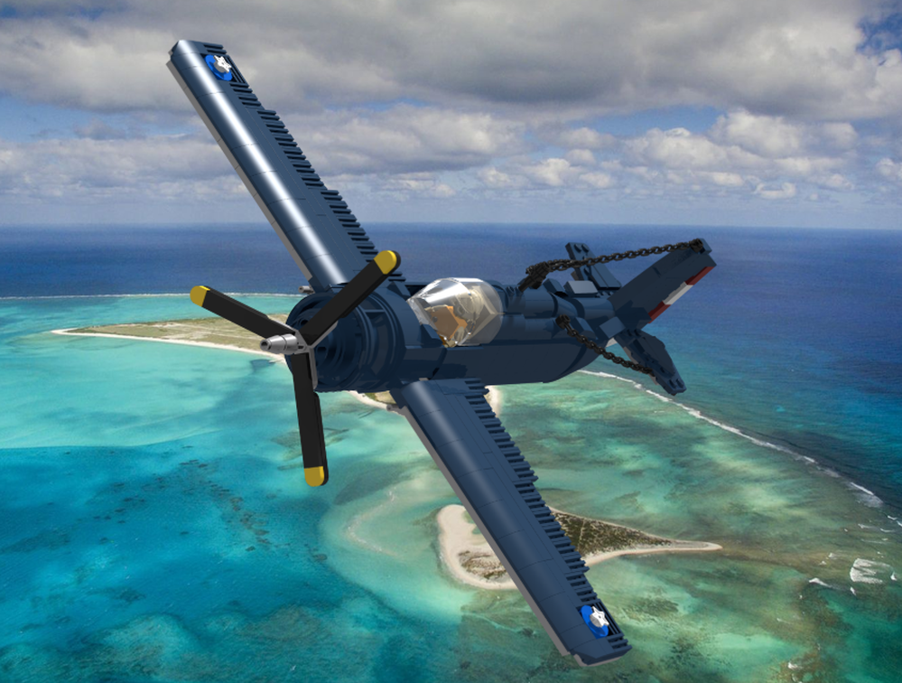 LEGO MOC Grumman F4F Wildcat by Goldblast | Rebrickable - Build with LEGO