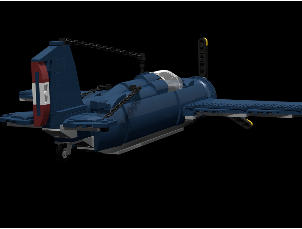LEGO MOC Grumman F4F Wildcat by Goldblast | Rebrickable - Build with LEGO