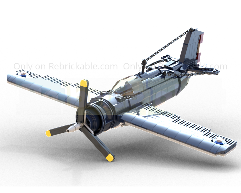 LEGO MOC-227813 Grumman F4F Wildcat by Goldblast | Rebrickable - Build ...