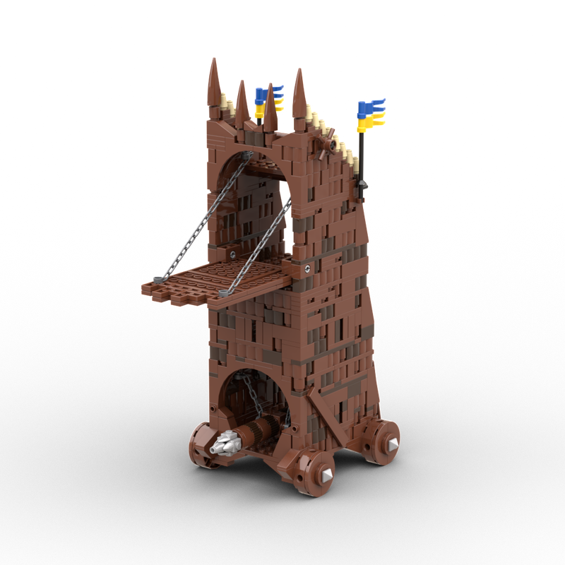 LEGO MOC Black Falcons Siege Tower by Benjocaron | Rebrickable - Build ...