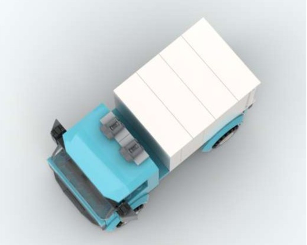 LEGO MOC Box Truck (MOC) by WAI Bricks | Rebrickable - Build with LEGO