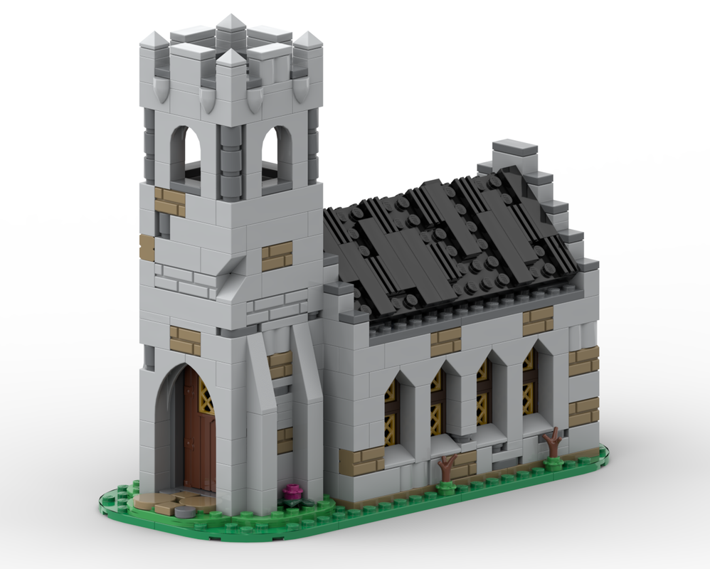 LEGO MOC-227841 Medieval Church by Kunu1990 | Rebrickable - Build with LEGO