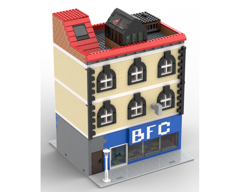 LEGO MOC-227849 Modular Takeaway and Lawyers Office by cmiddleton ...