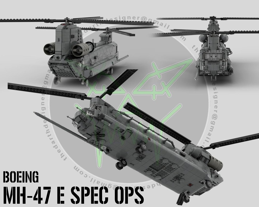 LEGO MOC-227856 BOEING MH-47E | SPEC OPS - 1:35 Scale by DarthDesigner ...
