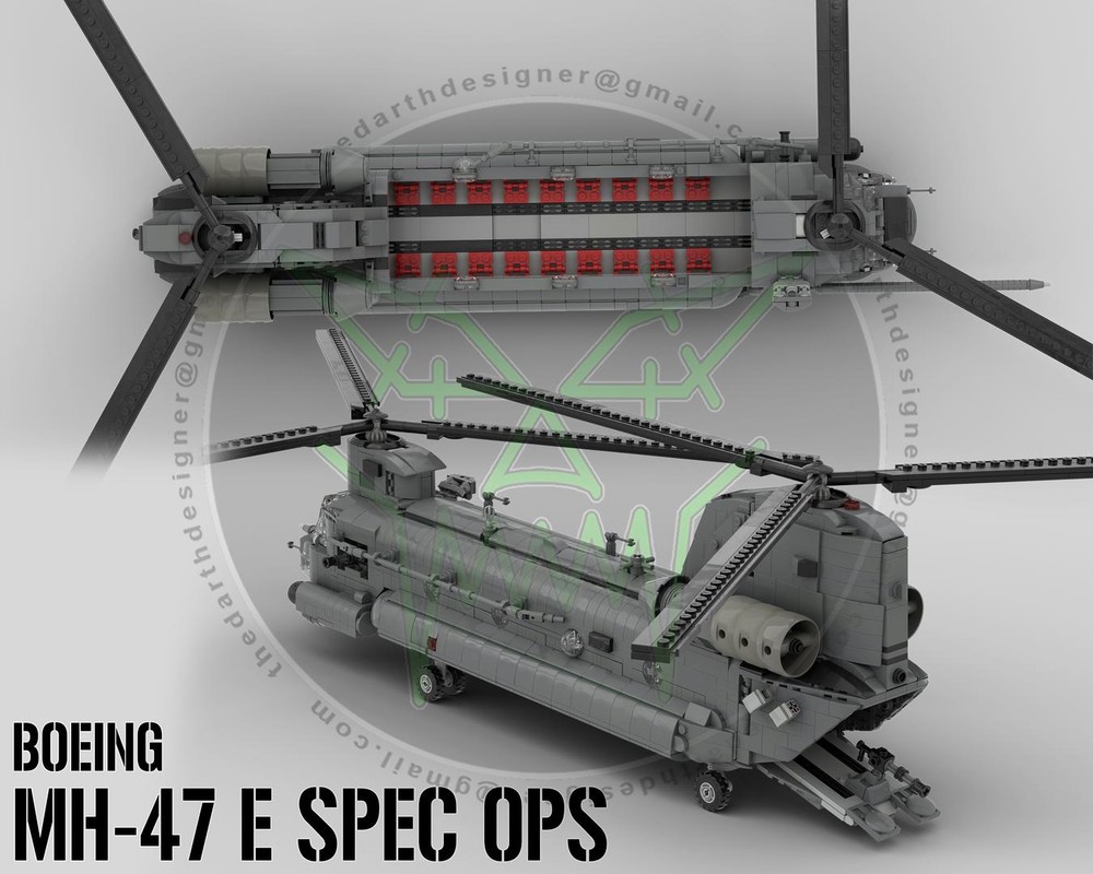 LEGO MOC-227856 BOEING MH-47E | SPEC OPS - 1:35 Scale by DarthDesigner ...