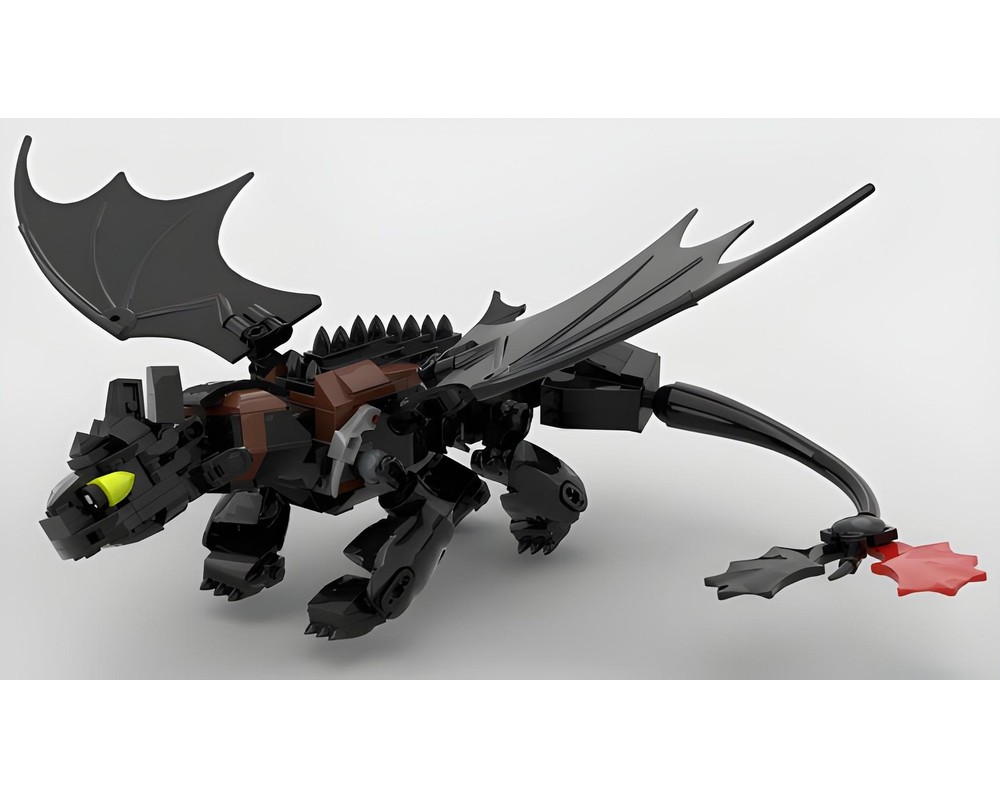 LEGO MOC Toothless-night fury - How To Train Your Dragon (HTTYD) by ...