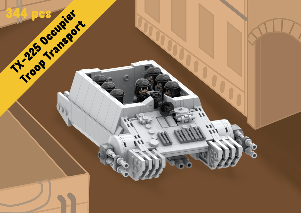 LEGO MOC TX-225 GAVw Occupier Troop Transport by Surcote | Rebrickable ...