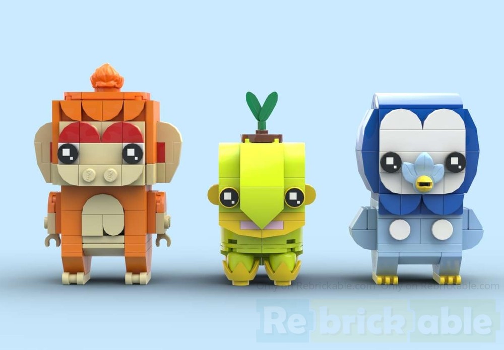 LEGO MOC-227893 Starters (Game) Sinnoh by Brickdusa | Rebrickable ...