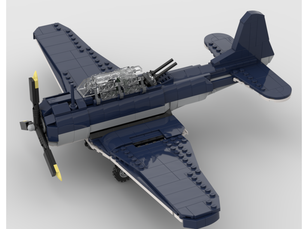 LEGO MOC WW2 SBD-5 Dauntless by teuteubricks | Rebrickable - Build with ...